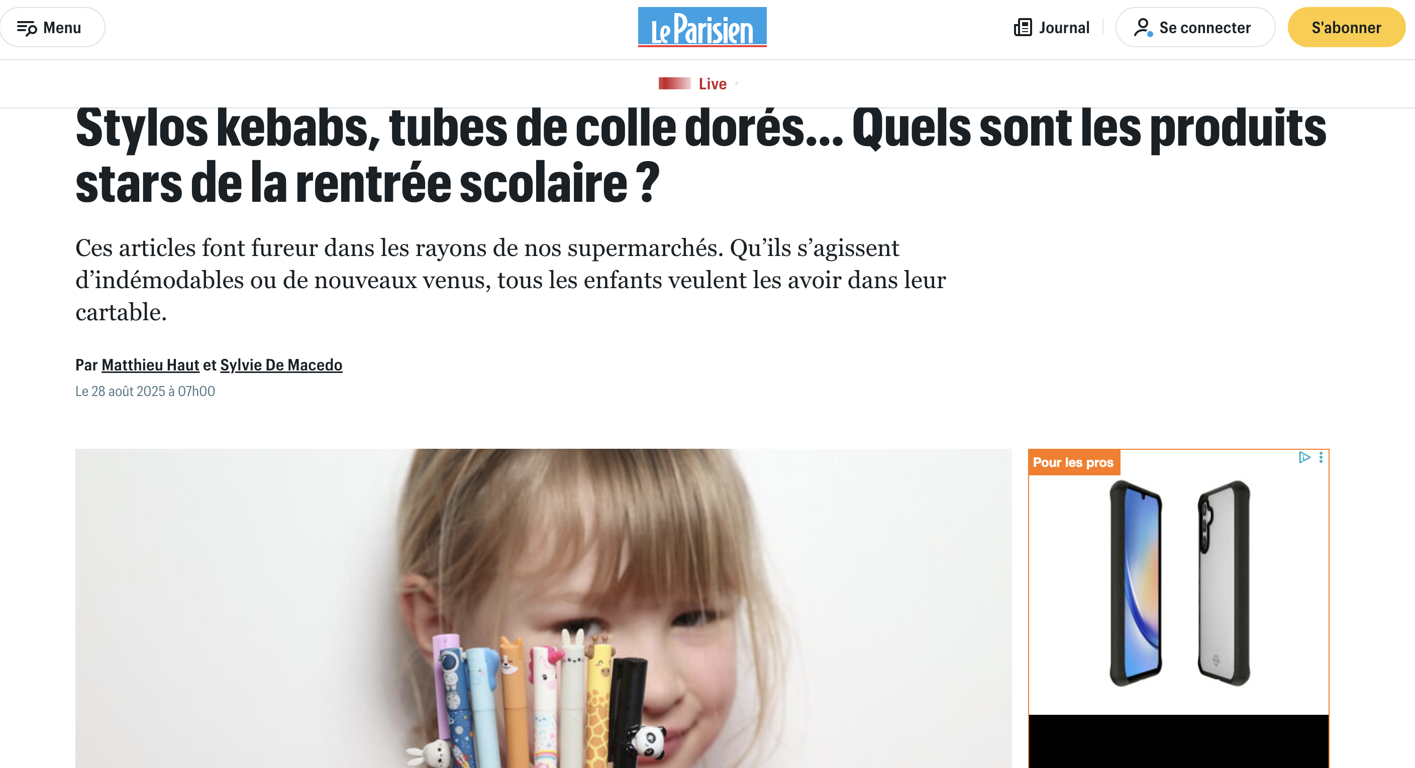 Marie France - Vous rêviez de mordiller un stylo 4 couleurs saveur ...