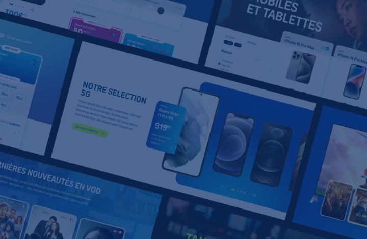 Refonte du site e-commerce Tango - Proximus Luxembourg - Vanksen - agence Digitale